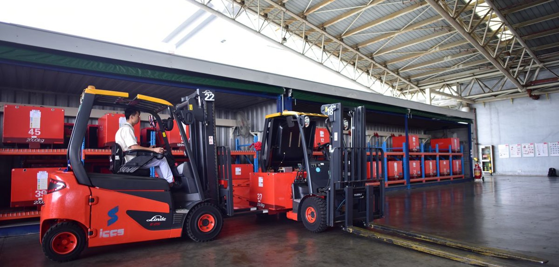 “No more exhaust gases in the hall” | KION GROUP AG